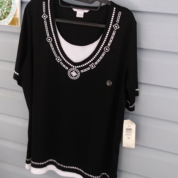 TanJay | Tops | Nwt Tan Jay Blouse Size 2x | Poshmark